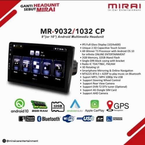 Jual Head Unit Single din Android 10 inch Sensor Parkir + Kamera Mundur ...