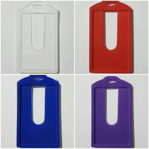 Jual ID Card Casing Case Holder Frame Name Tag Plastik 2 Sisi satuan ...