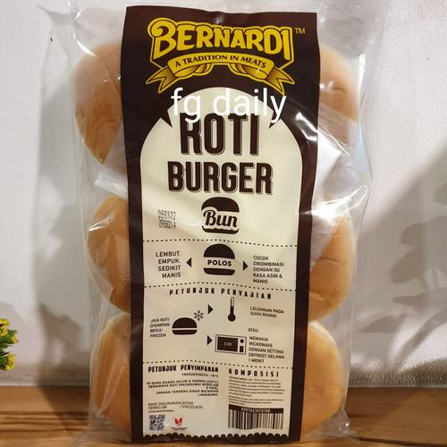 Jual Roti burger bernardi / Roti burger polos benardi / Roti burger ...