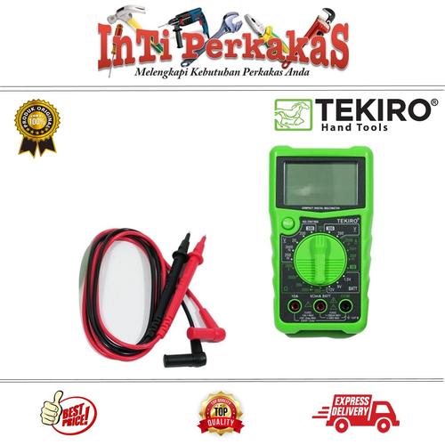 Promo TEKIRO DIGITAL MULTIMETER COMPACT / MULTI TESTER / AVO METER ...