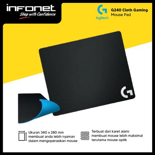 Jual Logitech G240 Cloth Gaming Mouse Pad - Jakarta Utara - Infonet ...