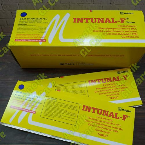 Jual Intunal-F 10 tablet - Intunal F 10 tablet - obat batuk pilek ...