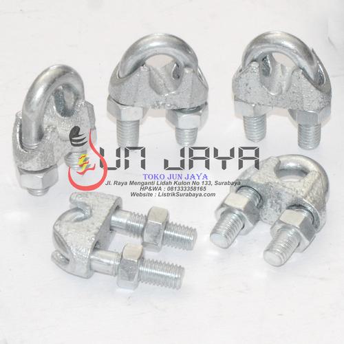 Jual Wire Rope Clip,Clamp Sling / Bulldog Grip / Kuku Macan ukuran K12 ...