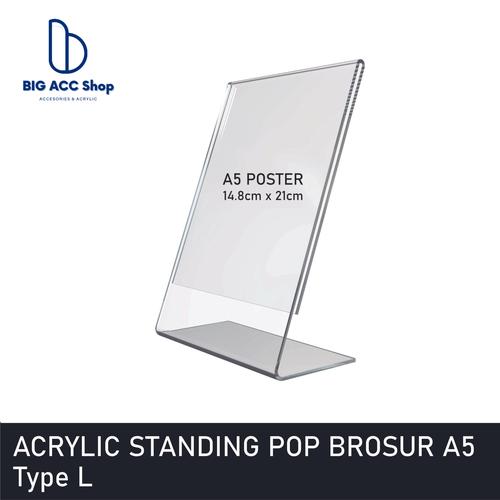Jual Acrylic Standing Pop Brosur A5 Type L - Kota Surabaya - bigaccshop ...