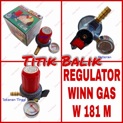 Jual Regulator Winn Gas W 181 M - Meteran W 181M - Tekanan Tinggi W181M ...