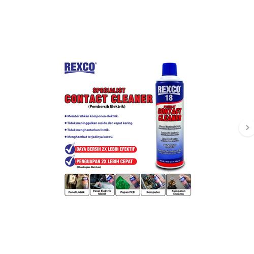 Jual CONTACT CLEANER REXCO 18 220ml. Cairan Pembersih Elektrik ...