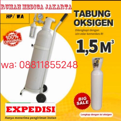 Jual Expedisi Paket Lengkap Tabung oxygen 1,5m3 - Alat pernapasan promo ...