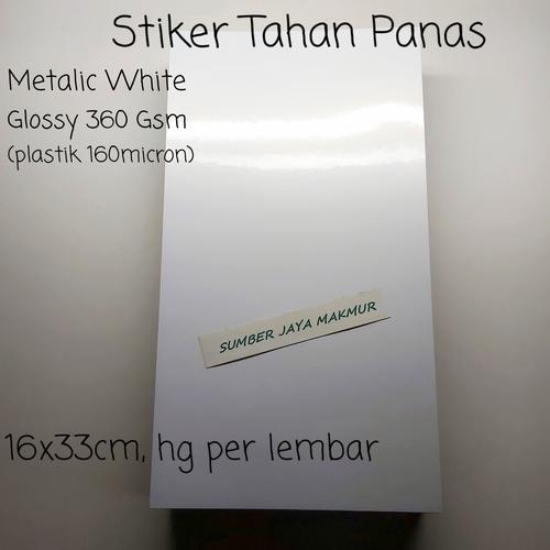 Jual Stiker Vinyl TAHAN PANAS White Metalic Glossy - Kab. Karawang ...