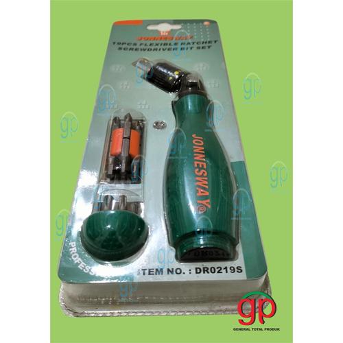 Jual Jonnesway 19Pcs Flexible Ratchet Bit Obeng Set DR0219S - Kab. Banyumas - GENERAL TOTAL ...