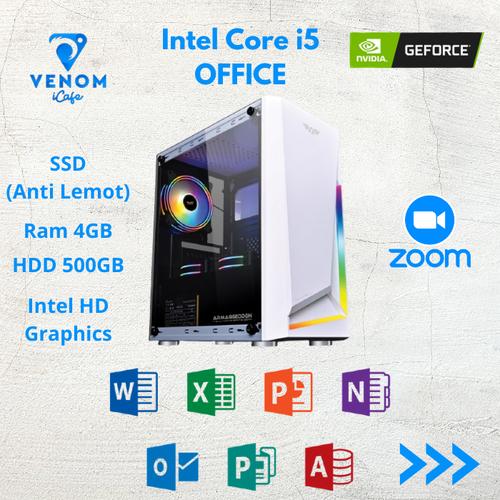Jual CPU Rakitan Core i5 |RAM 4GB HDD 500GB SSD 120GB| Komp Kantor ...