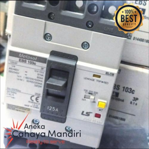 Jual ELCB LS metasol EBS103c 3p baru 60-75-100-125a - 75a - Jakarta Pusat - Aneka cahaya mandiri ...