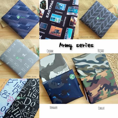 Jual CORDURA MOTIF / KAIN WATERPROOF / BAHAN TAS - ARMY COKLAT ...