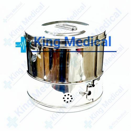Jual Tromol Kasa Steril 12.5cm/Dressing Drum Stainless Steel - Jakarta ...