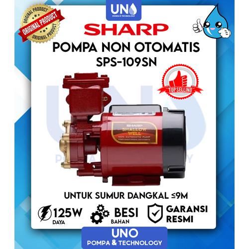 Jual Pompa Air Sharp SPS 109 SN - Jakarta Utara - Uno Pompa & Technology | Tokopedia