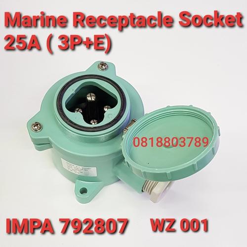 Jual Marine Receptacle Socket 25A (3P+E) IMPA 792807 ( WZ001) - Jakarta ...