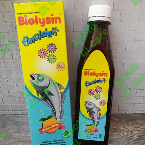 Jual Biolysin Emultion 250ML - vitamin dan minyak ikan untuk anak ...