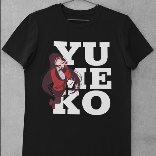 Jual Tshirt Yumeko Typo Jabami Kakegurui Hyakkaou Private Academy ...