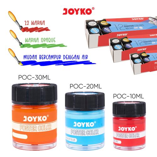 Jual Cat Poster Poster Color Joyko POC 12 Warna - POC-30ML-12 - Jakarta ...