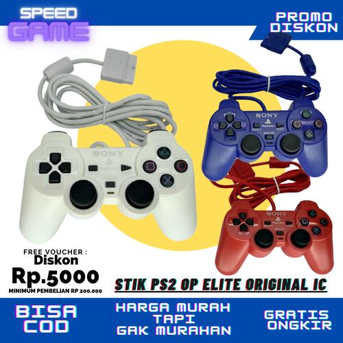 Jual Stick Stik PS 2 Ps2 OP Original ori pabrik Elite Warna - Biru ...