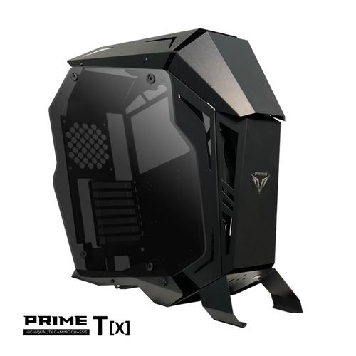Jual Casing PRIME T-[X] BLACK - ALUMUNIUM GAMING CASE - DUAL SIDE ...