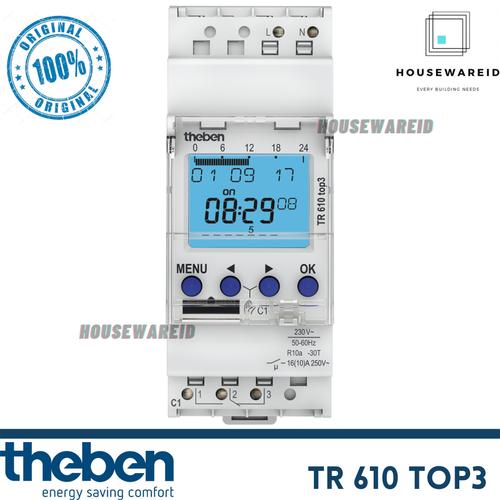 Promo Timer Digital Automatic Switch Panel Theben TR 610 top3 top 3 ...
