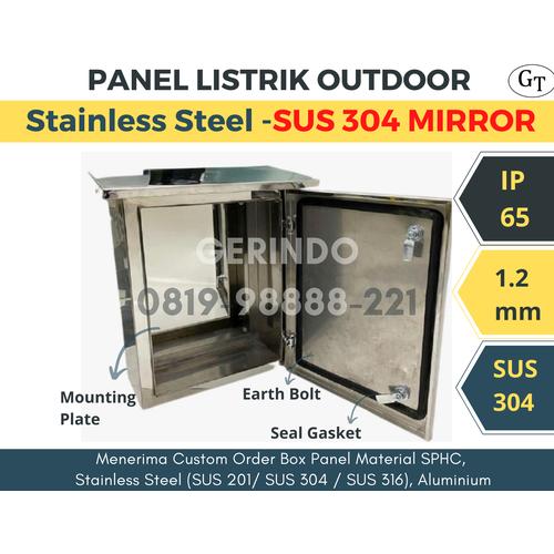 Jual Box Panel Stainless Outdoor Uk. 60x40x20cm Mirror - GT - Jakarta ...