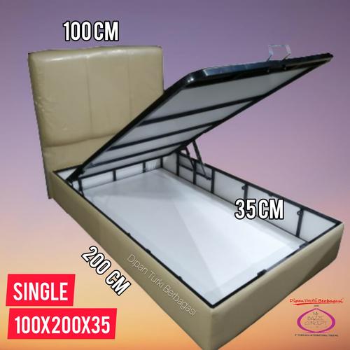 Jual DIVAN DIPAN TURKI BERBAGASI SINGLE TINGGI BAGASI 35CM (HANYA DIPAN ...