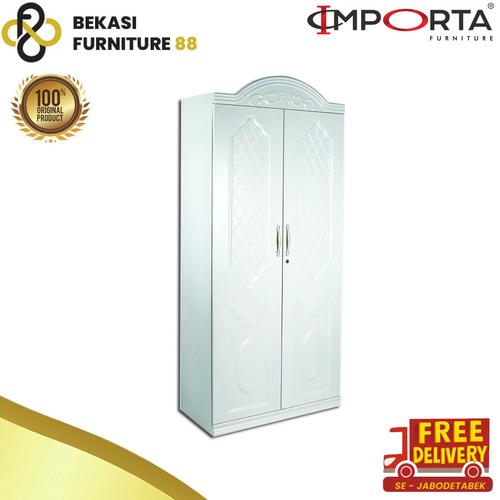 Jual Lemari Besi Importa IMP IW 002C Lemari Pakaian 2 Pintu Besi Cermin ...