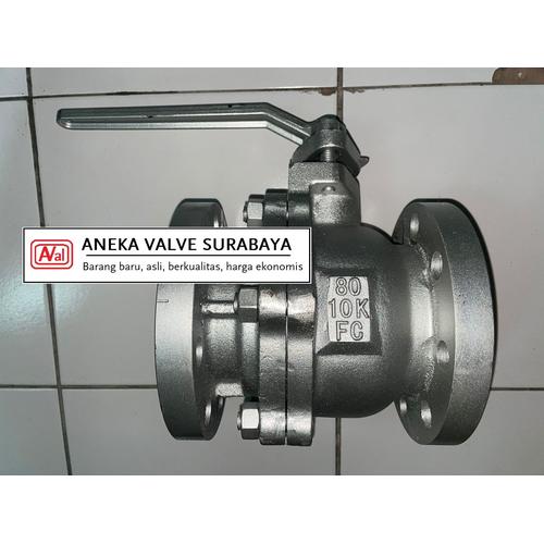 Jual BALL VALVE BESI CI CAST IRON JIS 10K FLANGE DN40 1 1/2" - Kota Surabaya - anekavalvesby ...