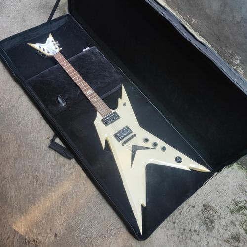 Jual Gitar Elektrik DEAN Razorback DB Classic Cream ORIGINAL MIC w ...