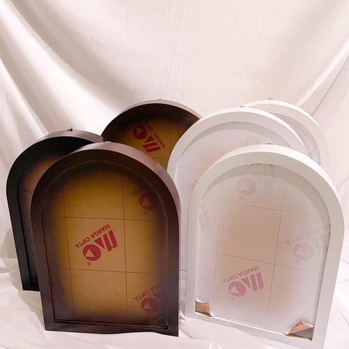 Jual Bingkai Dome Mahar Frame Love Cave Pigura Kubah Mahar - Putih ...