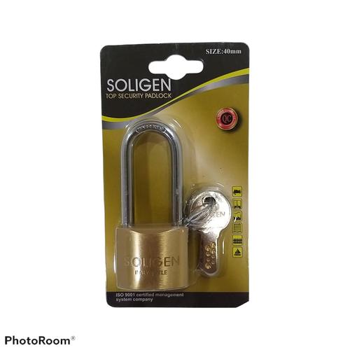 Jual Gembok SOLIGEN Panjang 40 mm, 50 mm, 60 mm Padlock Computer Key ...