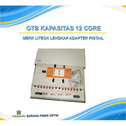 Jual OTB KAPASITAS 12 CORE MERK LITECH LENGKAP ADAPTER PIGTAIL ...