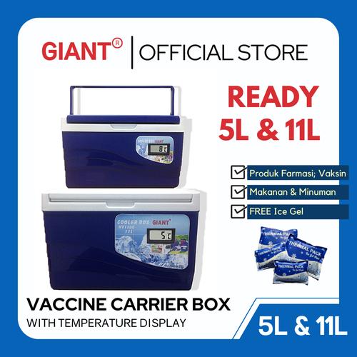 Jual Vaccine Carrier Box 8L / Cooler Box 8 Liter / Cool Box Ice 8 Liter ...