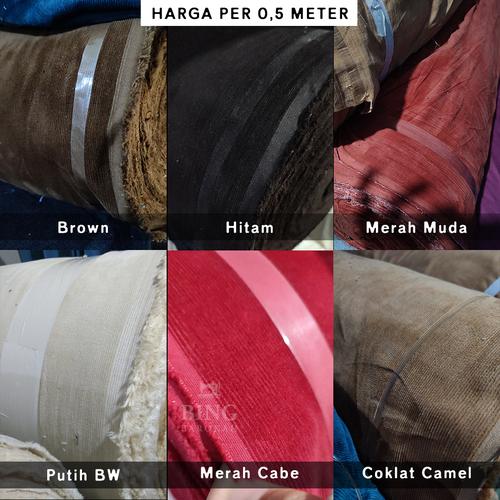 Jual Bahan Kain Corduroy LENGKAP - Merah Cabe - Kota Bandung ...