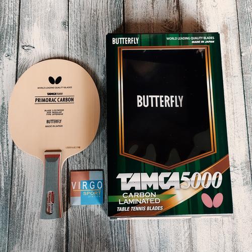 Jual Butterfly Primorac carbon tamca5000 kayu bat bet pingpong 100%ORIGINAL - Handle FL - Kab ...