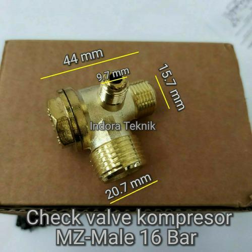 Jual Check Valve Kompresor Udara 3/4 - 1 Hp Spare Part Air Compressor ...