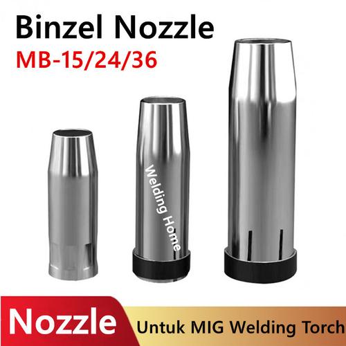 Jual MB15 MB24 MB36 Nozzle Nozle Nosel CO CO2 MIG Torch Binzel MB 15 24 ...