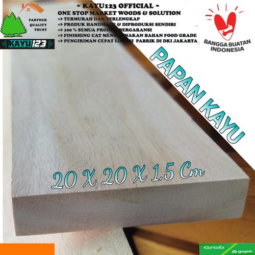 Jual Papan Kayu 20-100x20x1,5 cm Bahan kerajinan papan kayu - 50x20x1,5 ...