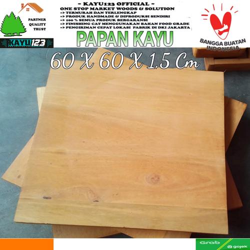 Jual Papan Kayu 60-100x60x1,5 cm Bahan kerajinan papan kayu - 100x60x1 ...