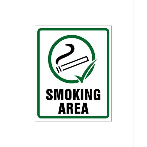 Jual Stiker AREA SMOKING. SMOKING AREA/ 20x25 sign RAMBU K3 safety ...