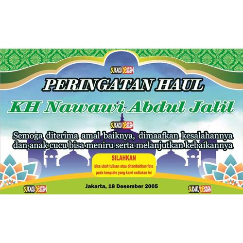 Jual banner / spanduk haul / peringatan haul - 2x1 - Jakarta Selatan ...