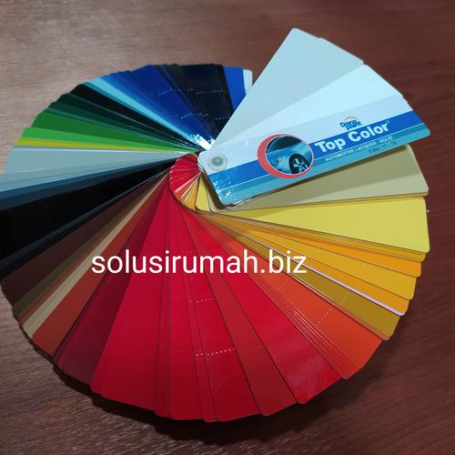 Jual KATALOG CAT MOBIL KIPAS TOP COLOR DANAPAINT TOP COLOR SOLID KARTU ...