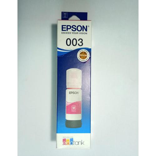 Jual Tinta Epson T003 Magenta T 003 003M Original Cartridge Ori Resmi ...