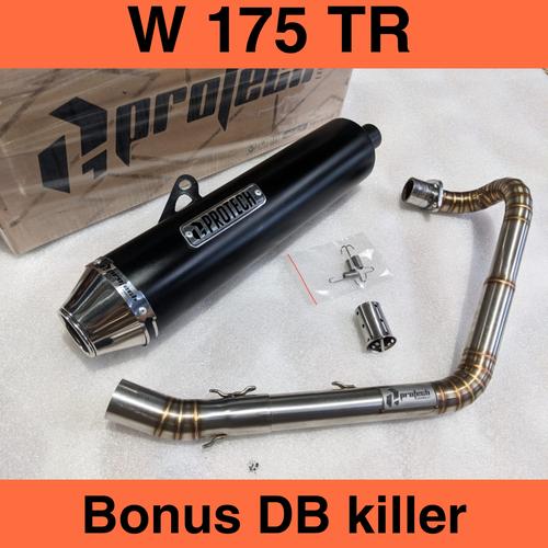 Jual knalpot w 175 TR w175 w175TR Protech Exhaust - silincer only - Kab ...