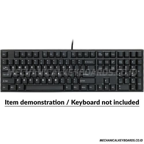 Jual Tai-Hao Black / WoB Cubic ABS Double Shot Keycap Set (150 Keys ...