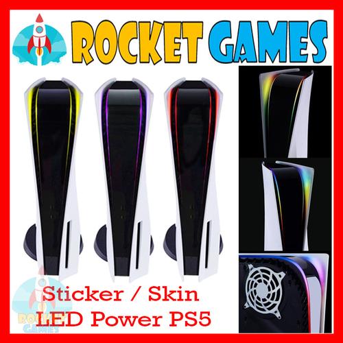 Promo PS5 Sticker Skin LED Decals Vinyl LED Color Power Host Light Bar ...