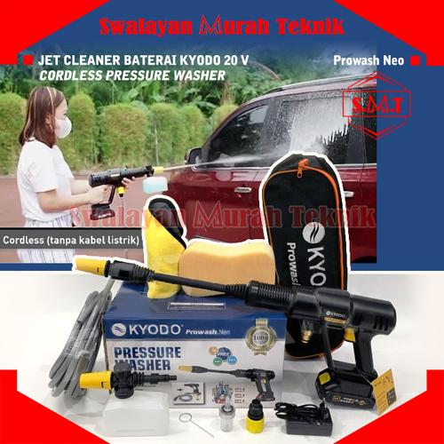 Jual KYODO PROWASH NEO CORDLESS PRESSURE WASHER BATERAI 20VOLT JET ...