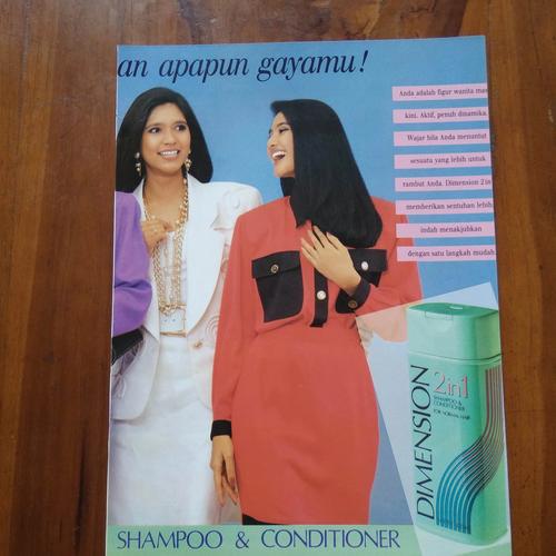 Jual Iklan Shampoo Dimension - iklan jadul copotan majalah lawas - Kab ...