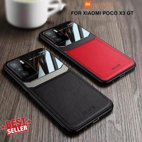 Jual CASE XIAOMI POCO X3 GT ORIGINAL SUND LEATHER SOFT HARD CASING ...